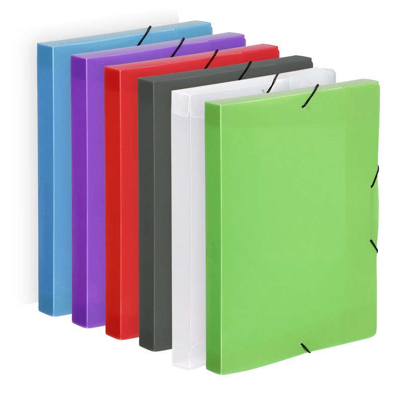 Viquel Propyglass Boîte de classement plastique dos mm disponible dans différentes