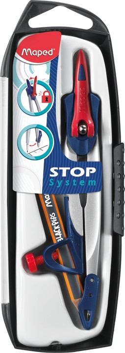 Maped Stop System coffret compas 2 pièces à bague Pas Cher | Bureau Vallée