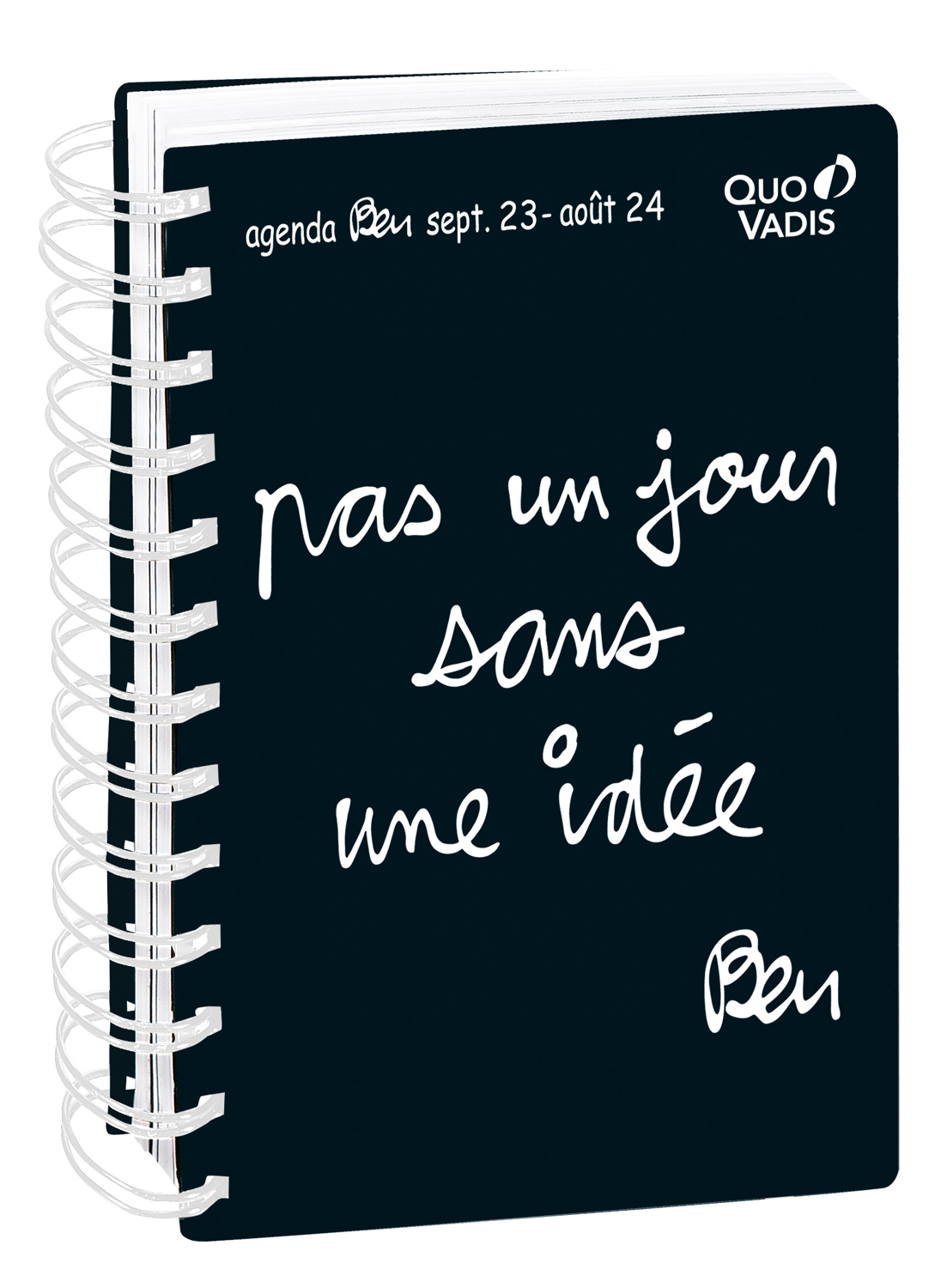 Agenda Ben Textagenda 21 spiralé - 1 jour par page - 13 x 21 cm - pas ...
